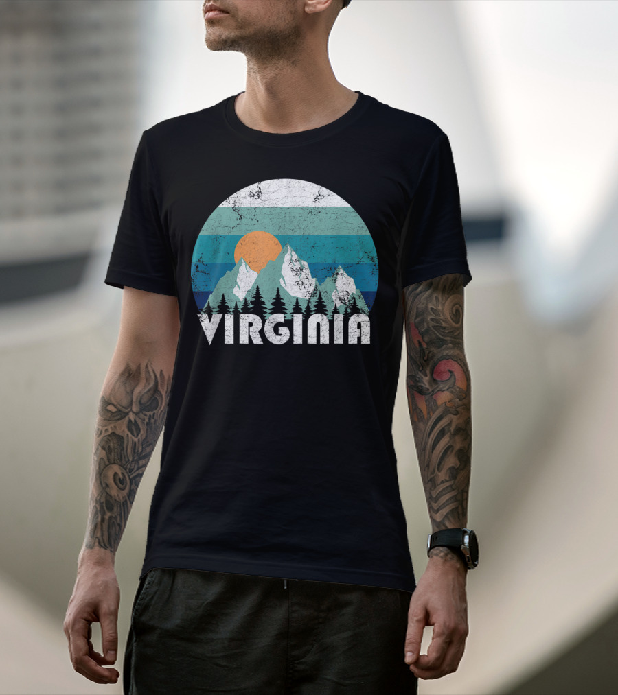 Virginia Mountains Sunset T-Shirt
