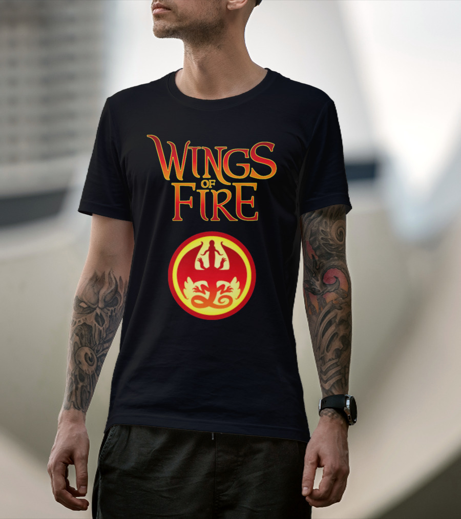 Wings Of Fire Dragon Emblem Fantasy Series T-Shirt