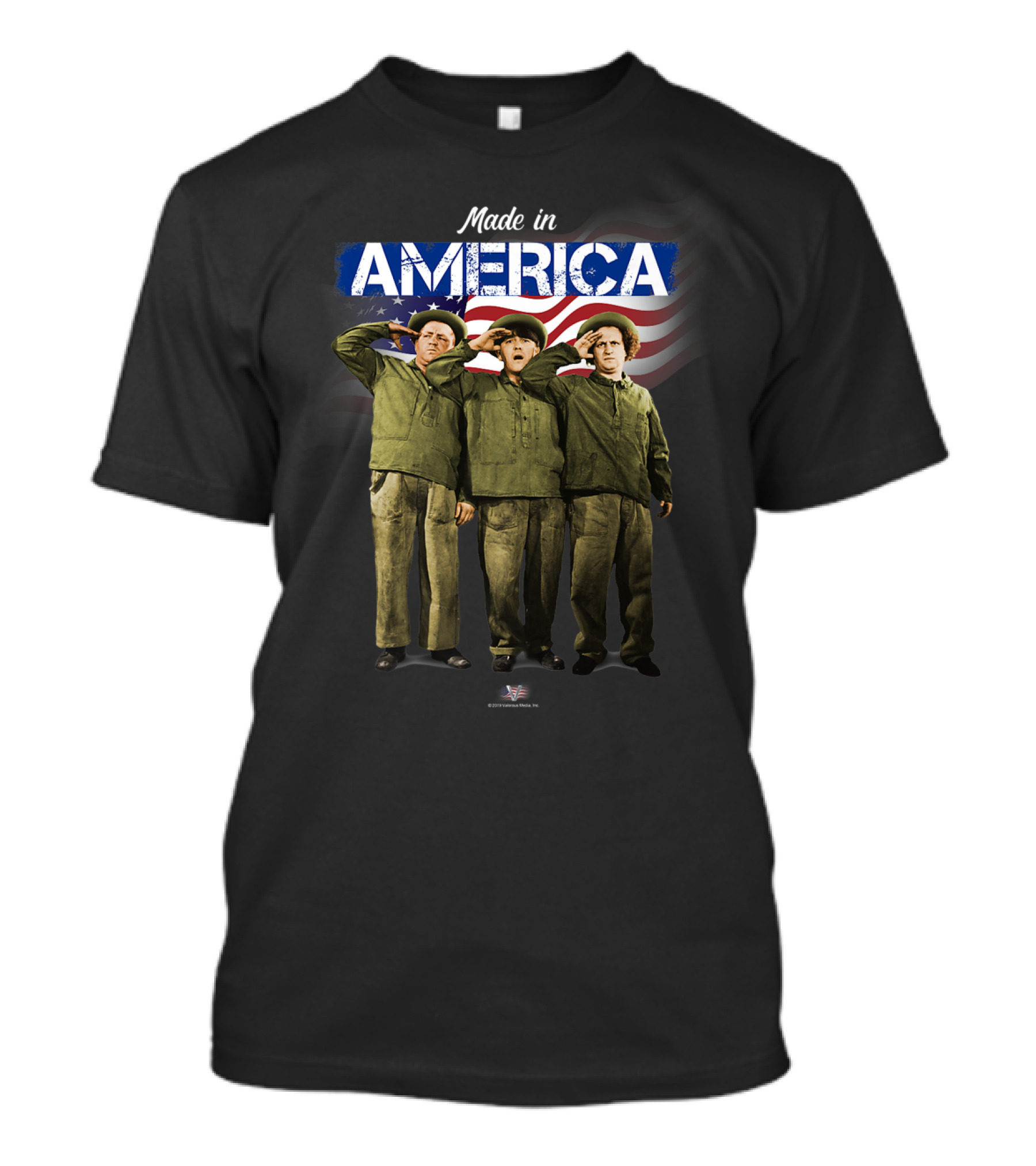 Made In America The Three Stooges Salute Vtv T-Shirt