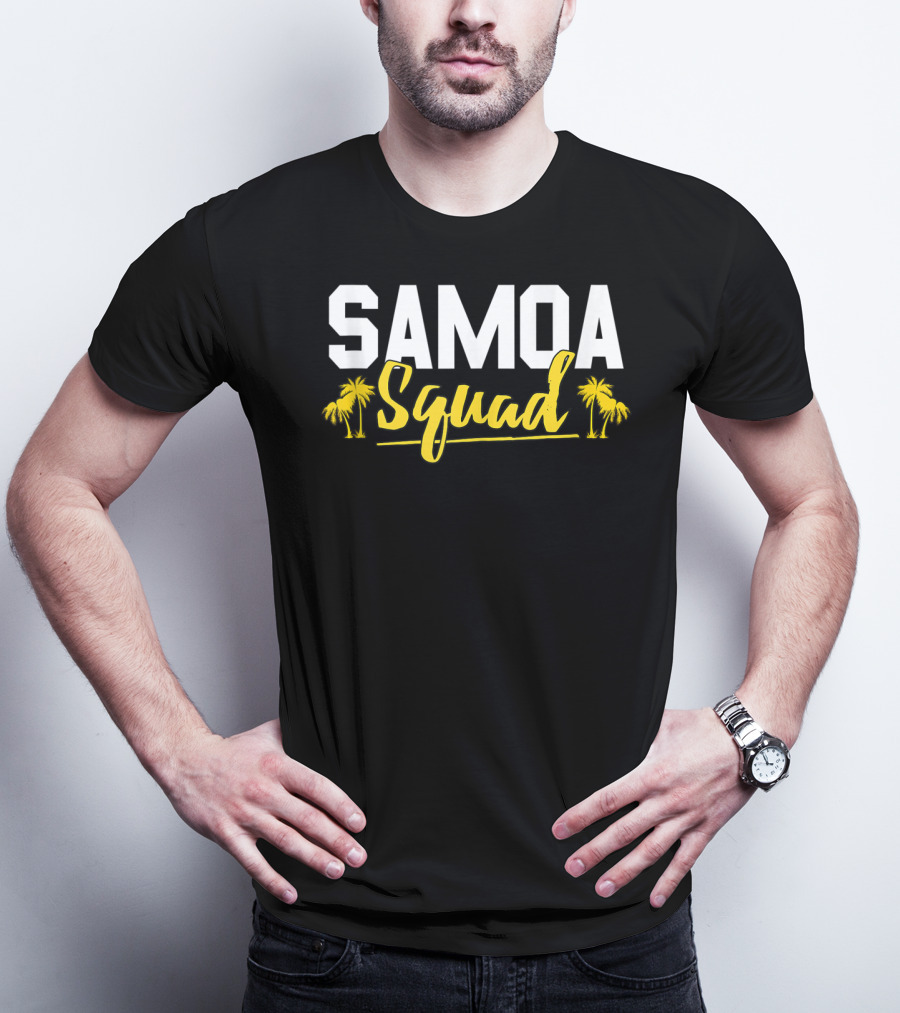 Samoa Squad American Samoan Samoa Palm Trees T-Shirt