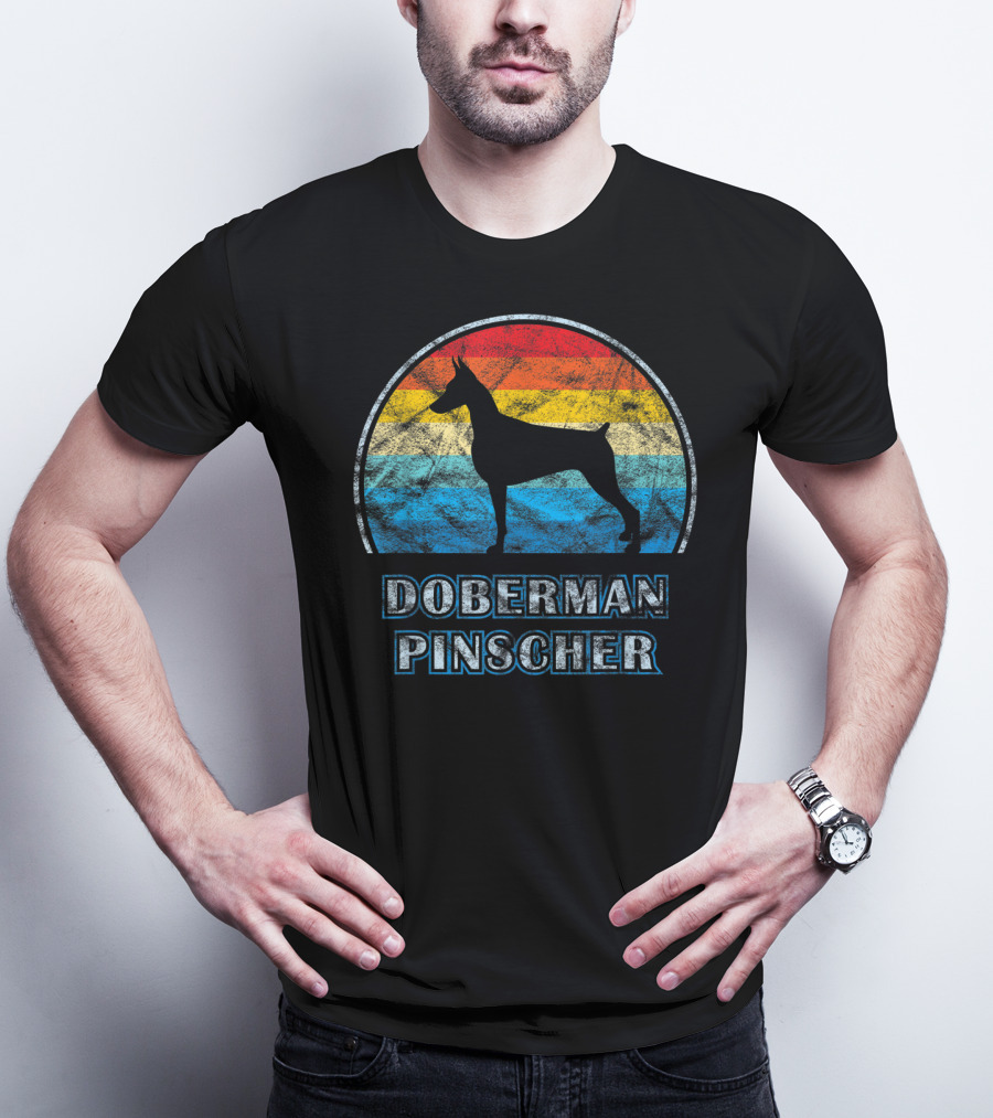 Doberman Pinscher Vintage Retro T-Shirt