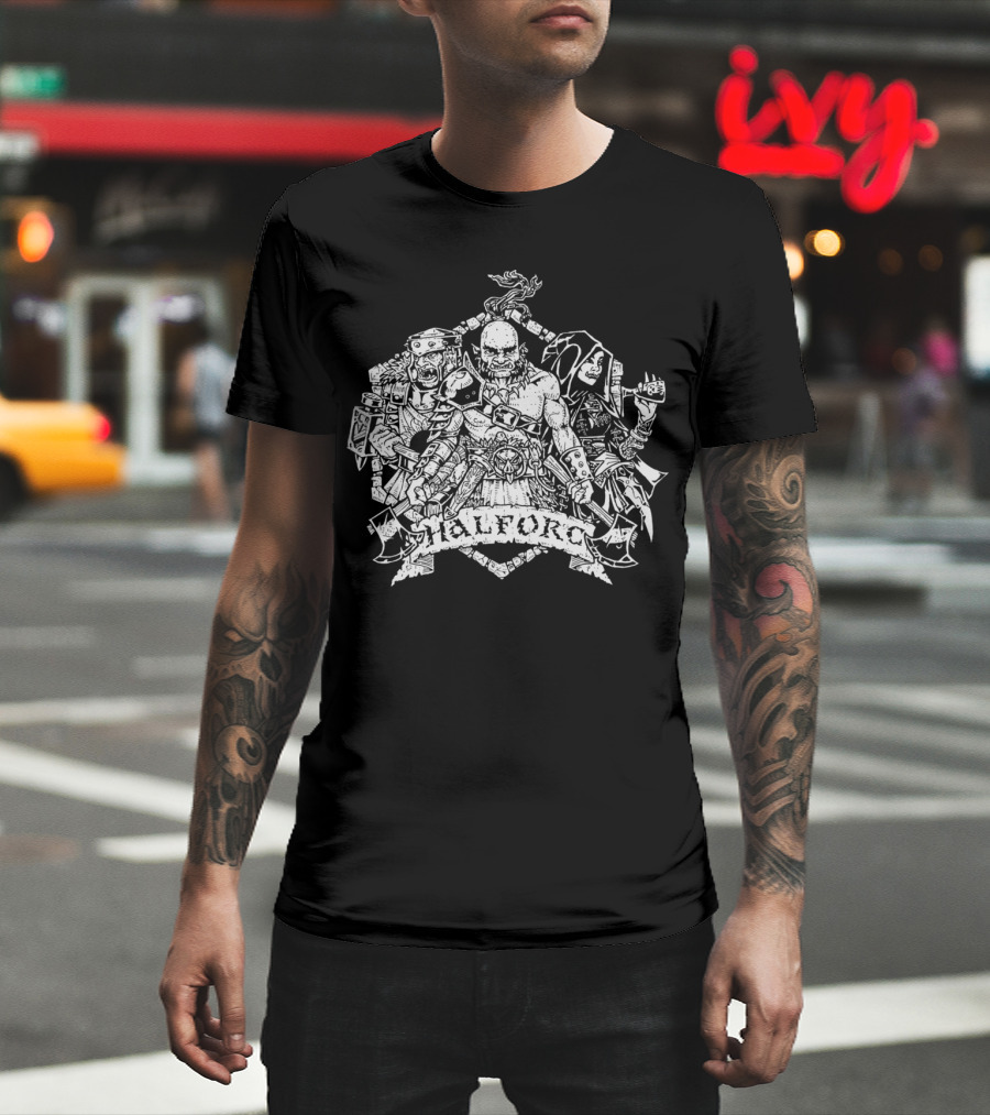Halforc Fantasy RPG Characters T-Shirt