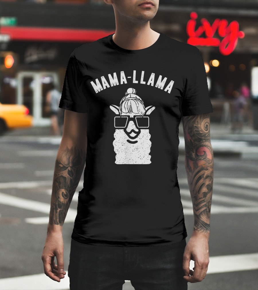 Mama-Llama Funny Llama Apparel Awesome Alpaca T-Shirt
