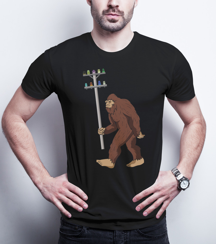 Bigfoot Collects Glass And Porcelain Figurines Enthusiastically T-Shirt
