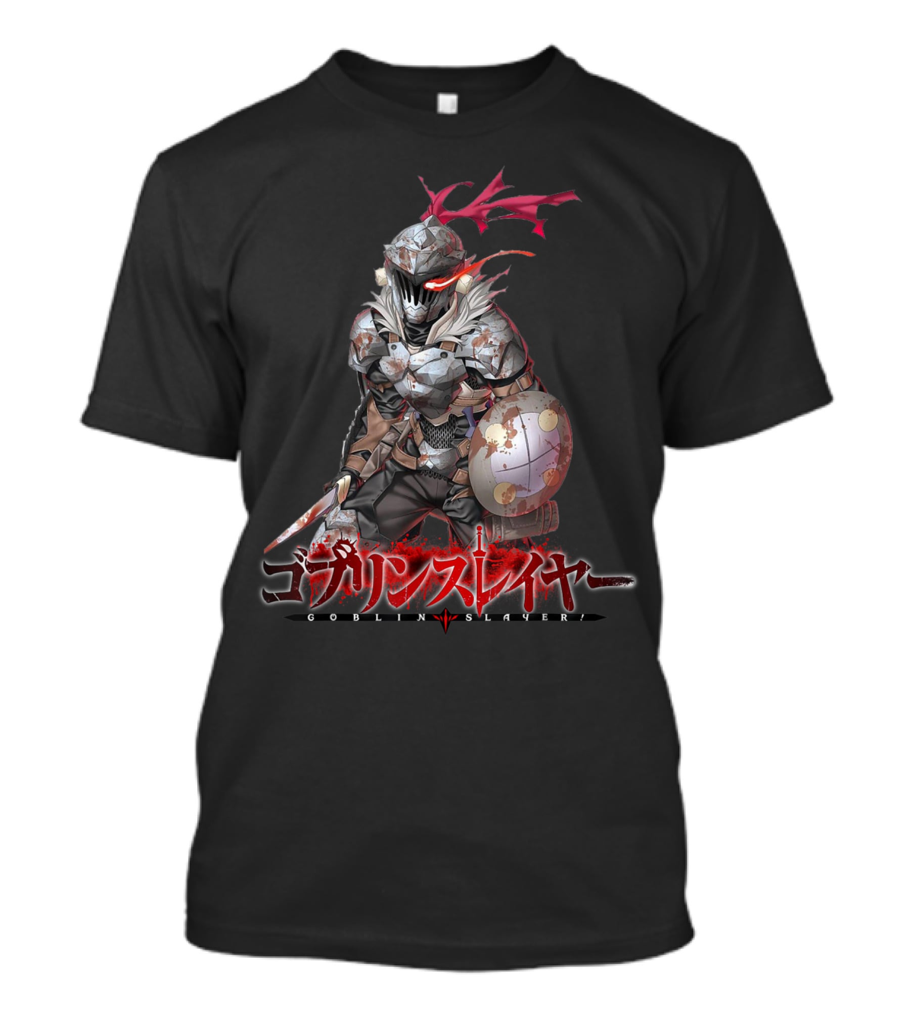 Goblin Slayer Anime Armored Warrior With Sword And Shield T-Shirt