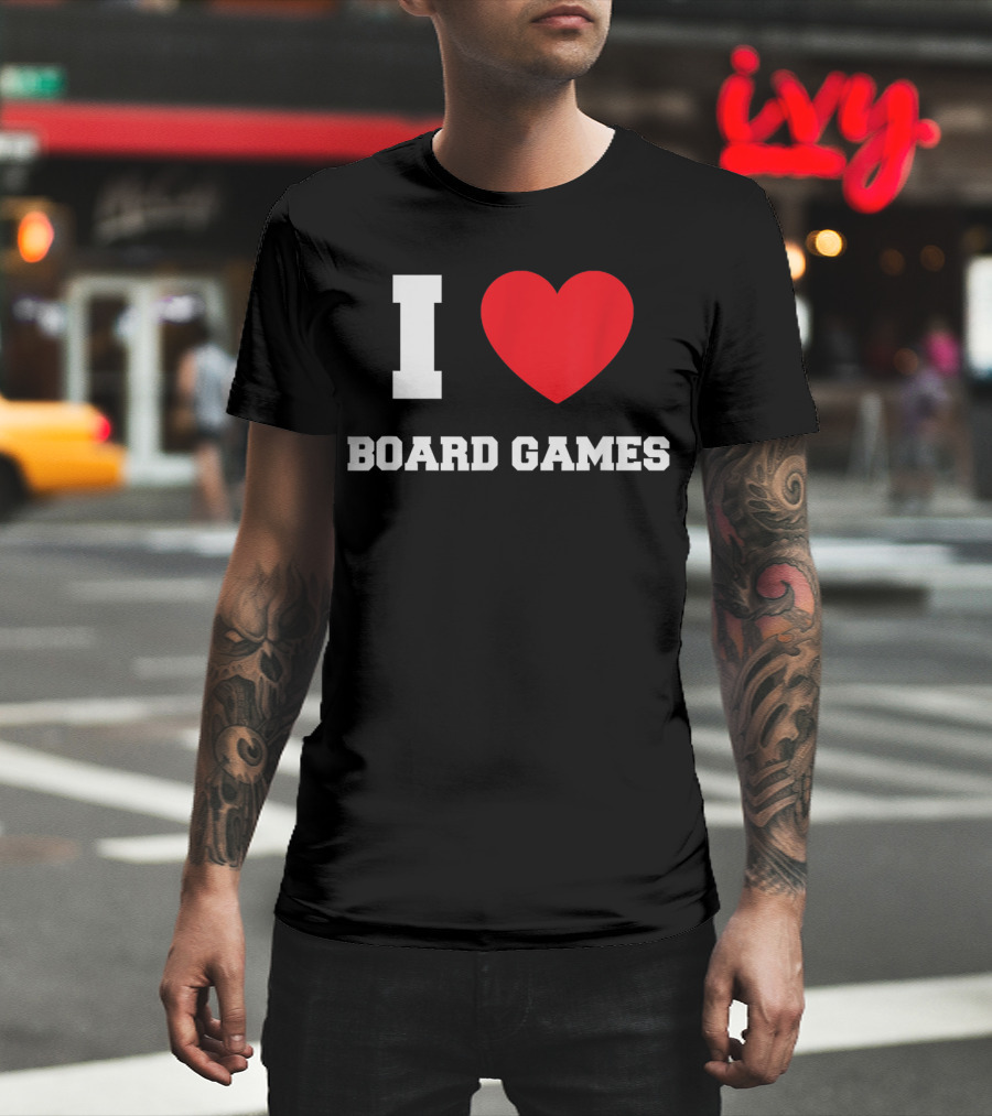 I Heart Board Games T-Shirt