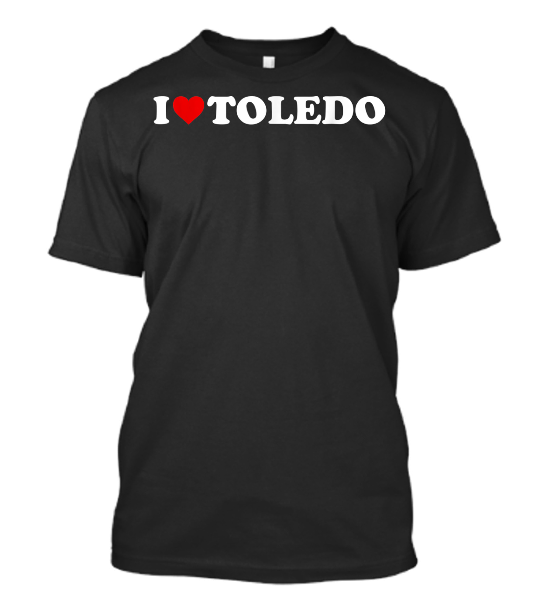 I Heart Toledo Text T-Shirt