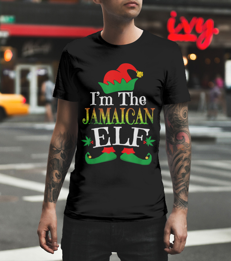 I'm The Jamaican Elf Weed Humor T-Shirt