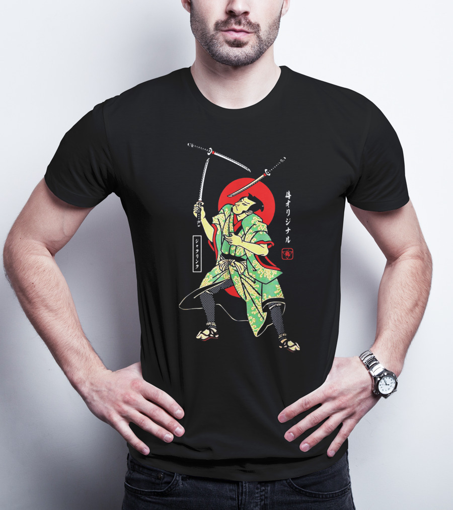 Juggling Samurai Original Japanese Warrior T-Shirt