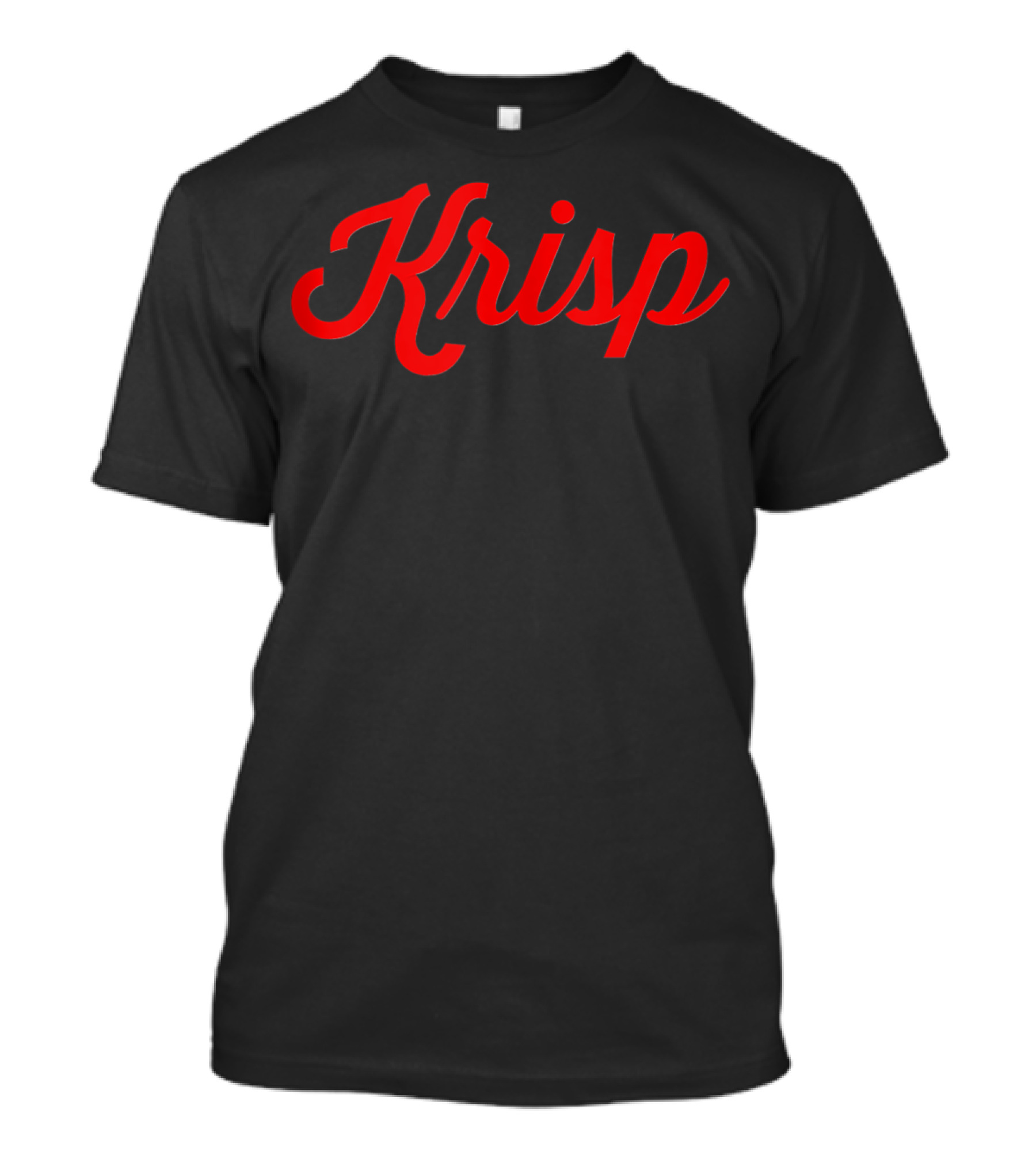 Krisp Red Typography Er Red T-Shirt