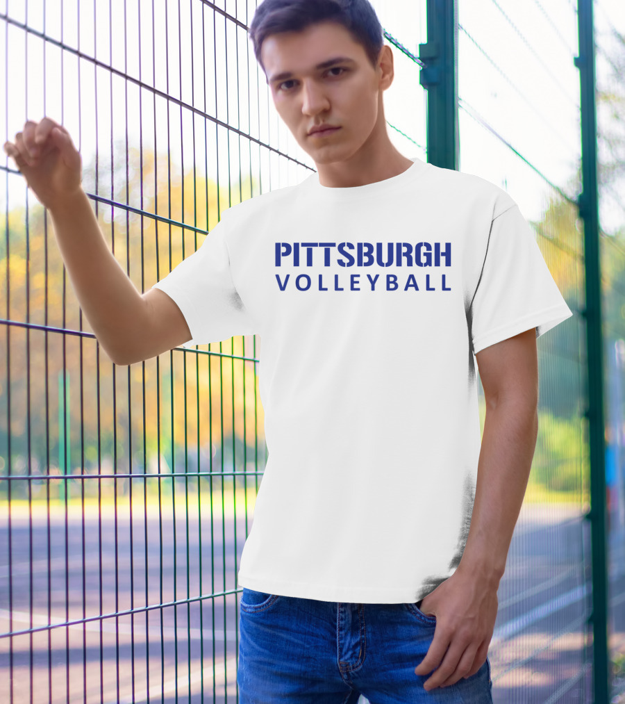Pittsburgh Volleyball Block T-Shirt