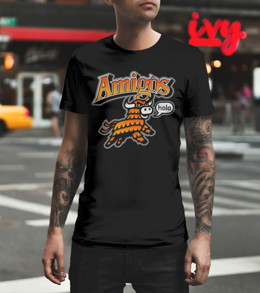 Amigos Hola Pinata Softball T-Shirt