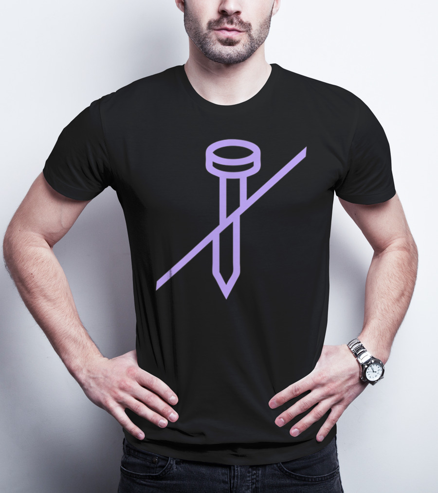 Atolye Civi Purple Nail T-Shirt