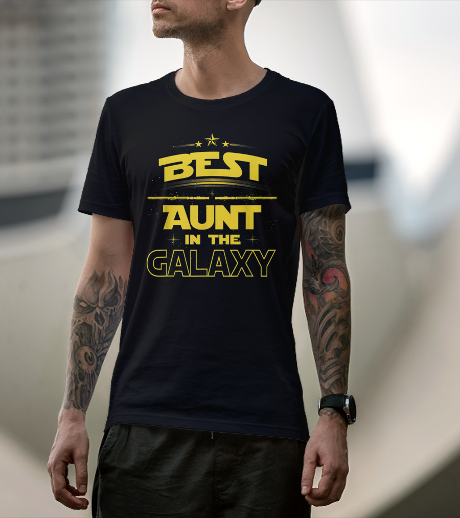 Best Aunt In The Galaxy Star Wars Inspired Mother's Day Gift T-Shirt