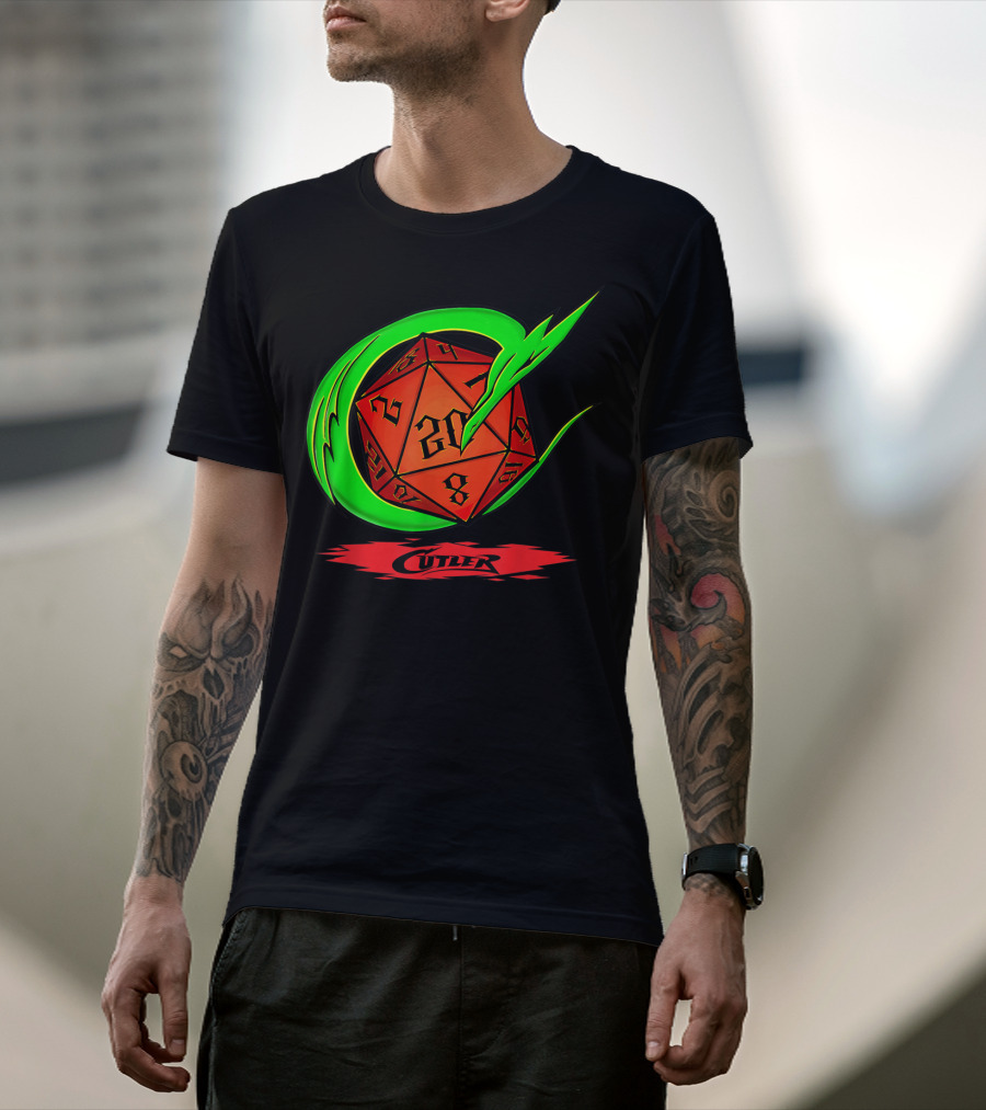 Cutler Dragon D20 Dice Pro Wrestler T-Shirt