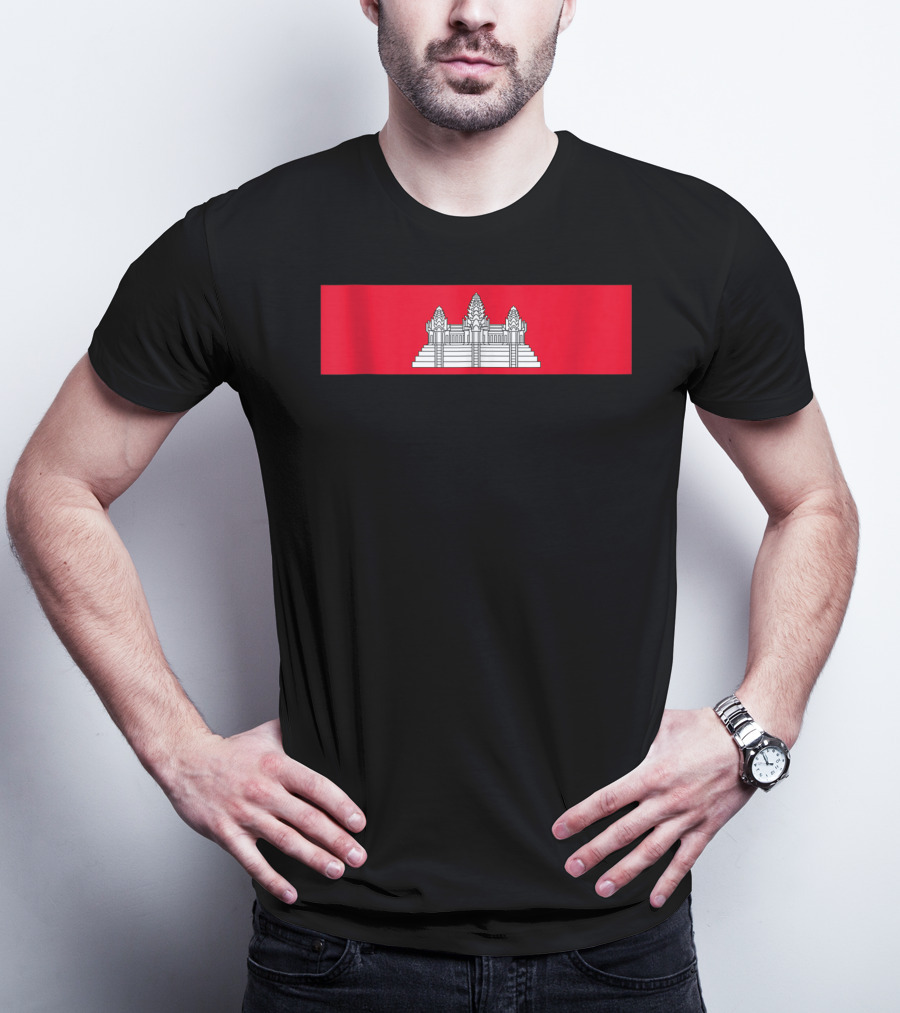 Cambodia Flag Cool Cambodian Flags Men Women T-Shirt
