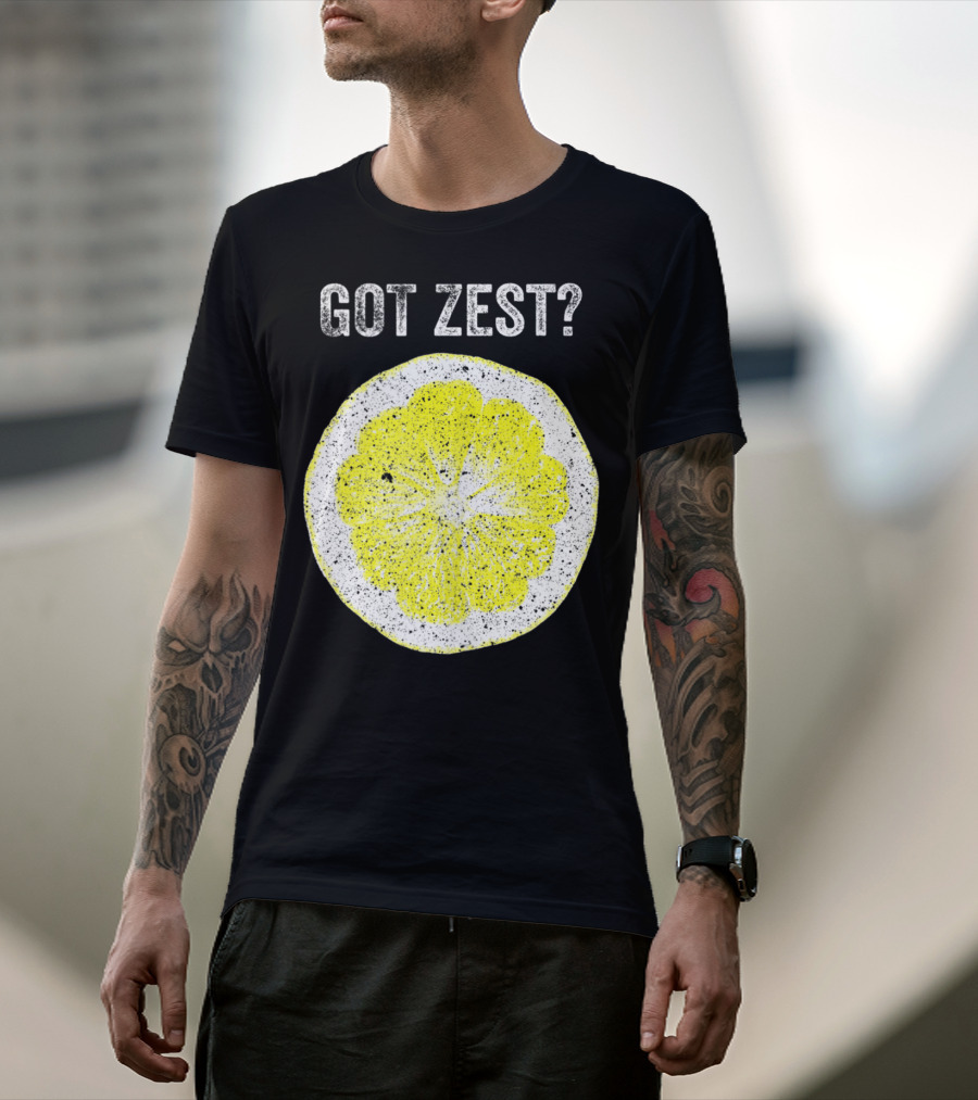 Got Zest? Chef Cook Food Festival Lemon Slice T-Shirt