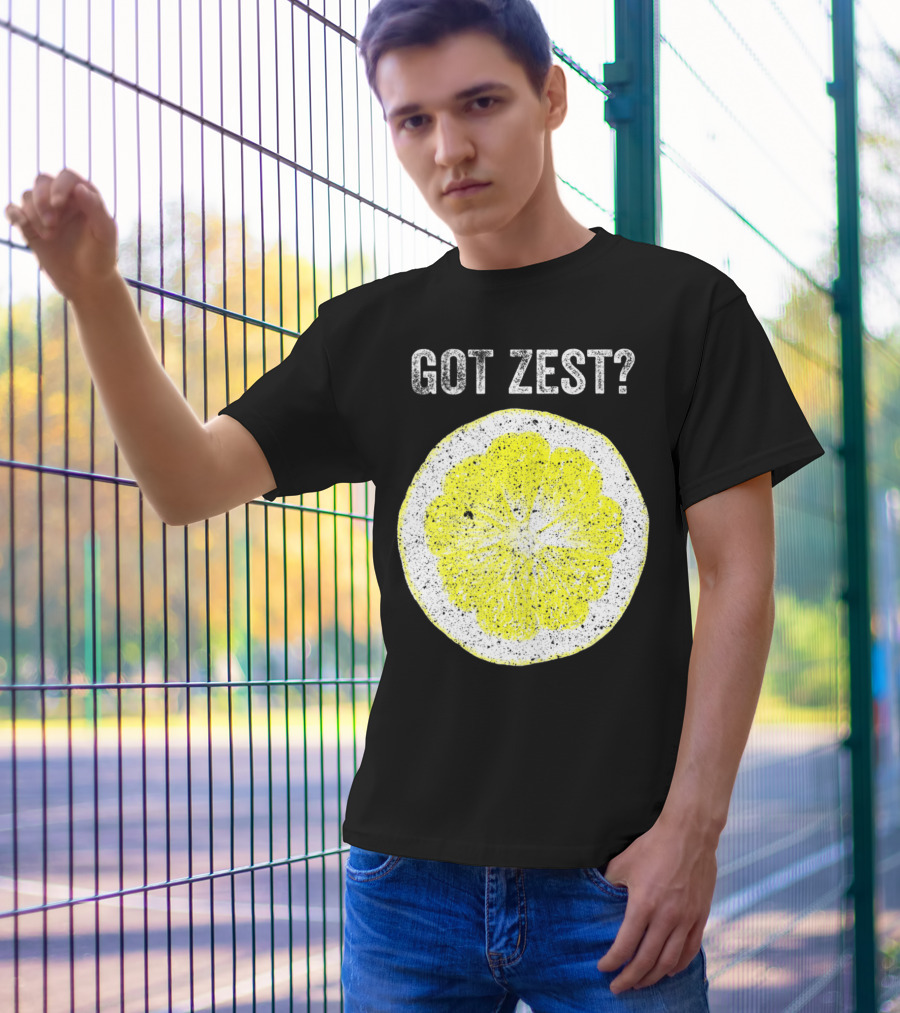 Got Zest? Chef Cook Food Festival Lemon Slice T-Shirt