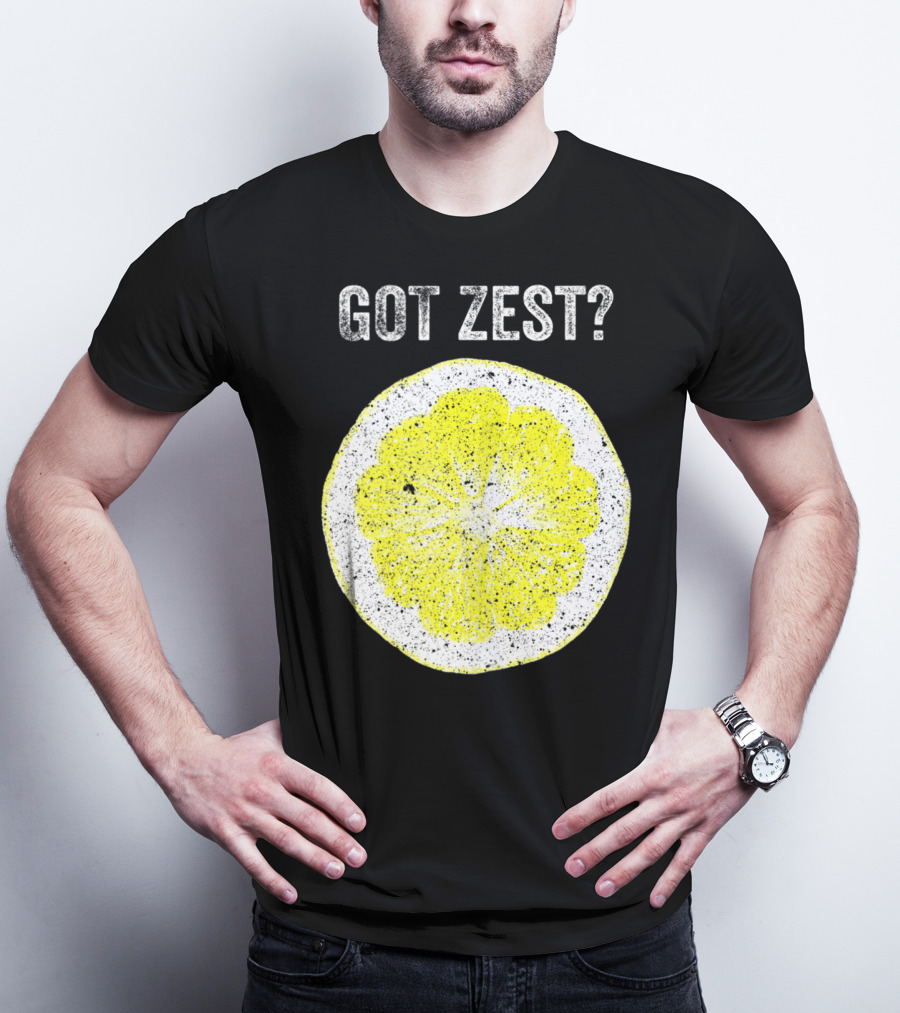 Got Zest? Chef Cook Food Festival Lemon Slice T-Shirt