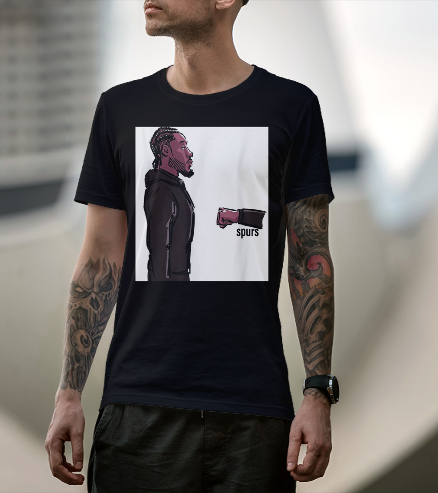 Funny Man Declines Dap Spurs T-Shirt