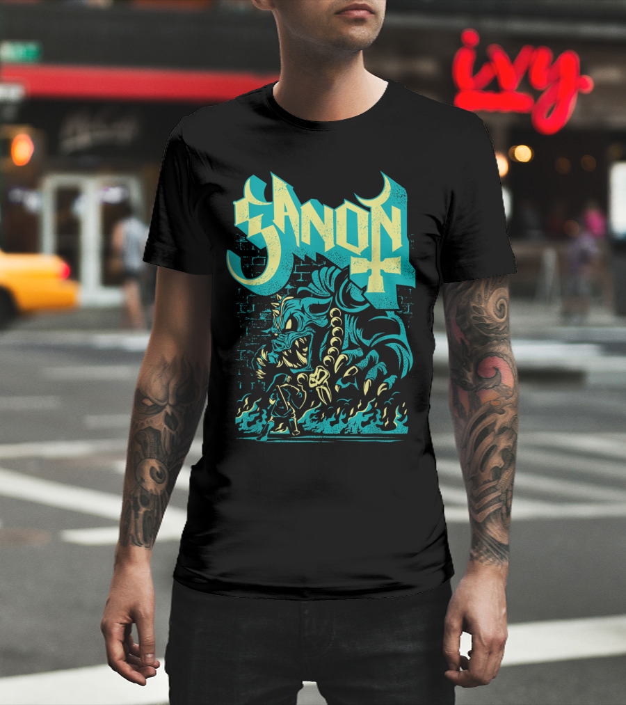 Ganon Ghost Halloween Monster Specter T-Shirt