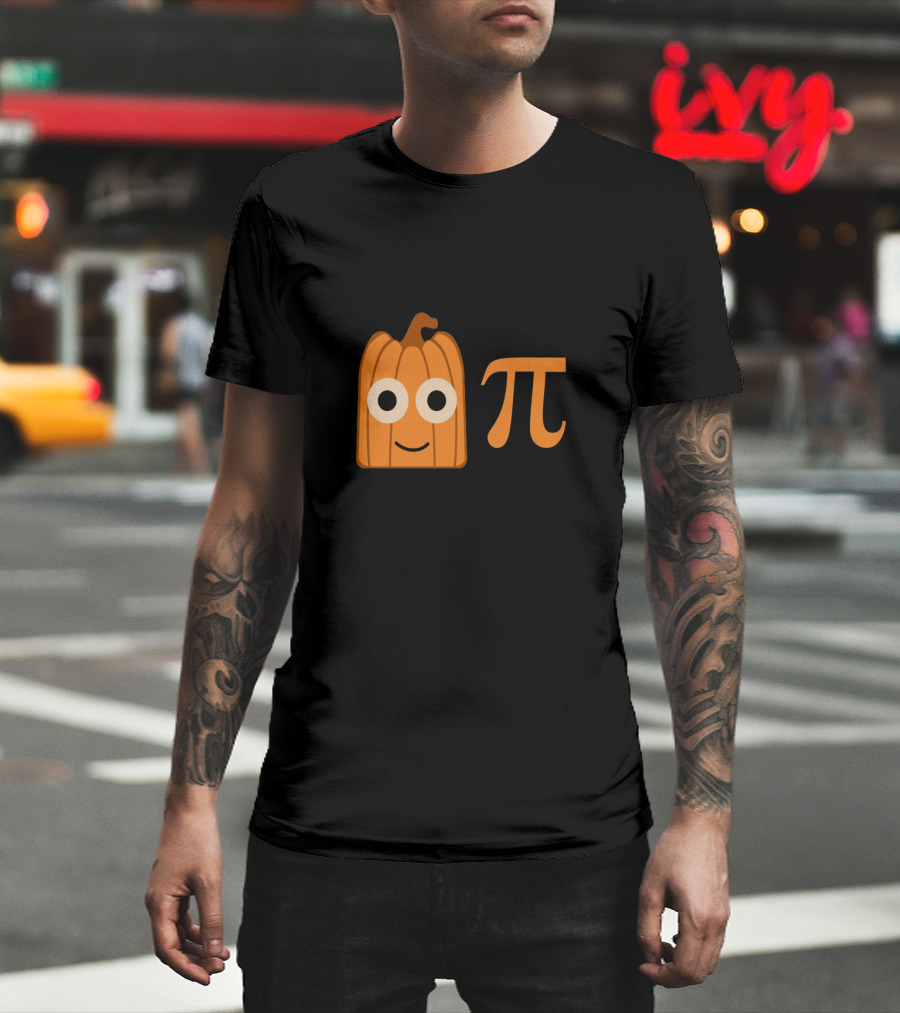 Cute Funny Pumpkin Pi Fall Halloween T-Shirt