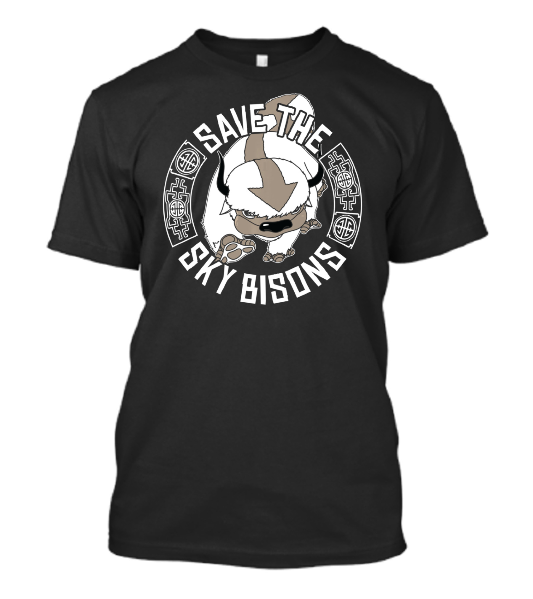 Save The Sky Bisons Bison Center Avatar Creature T-Shirt