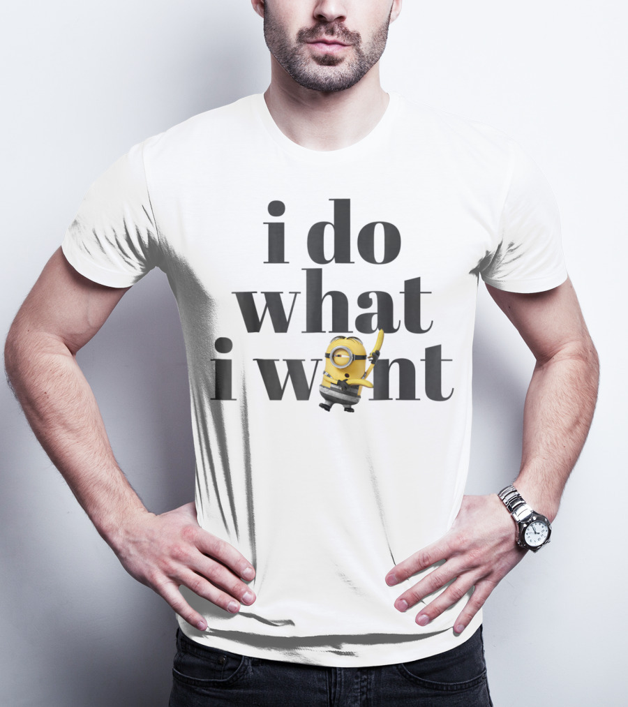 Despicable Me Minions Stuart I Do What I Want T-Shirt