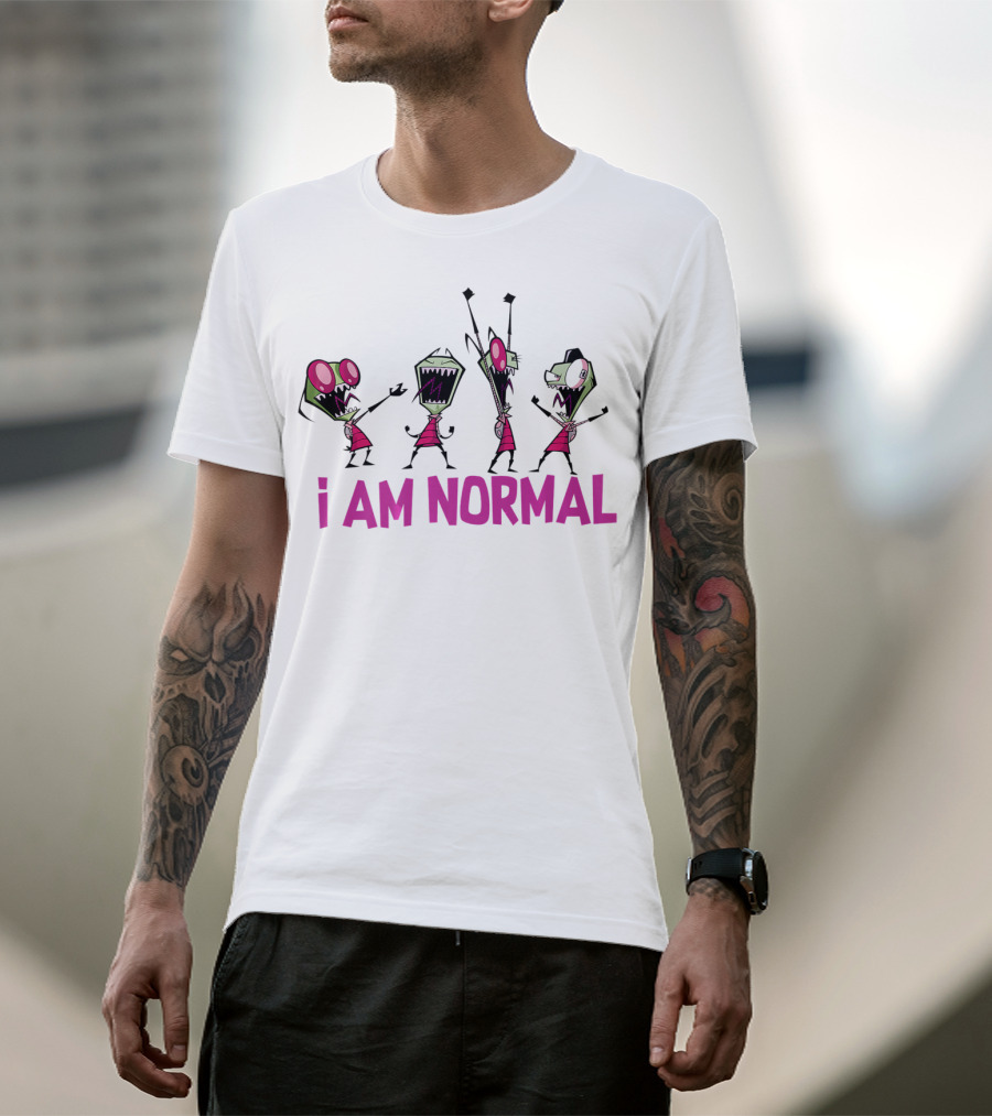 Nickelodeon Invader Zim I Am Normal Dance Characters T-Shirt