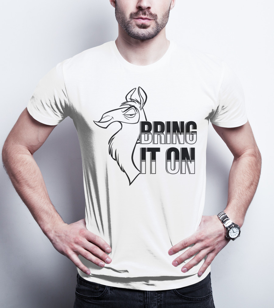 Disney Emperor's New Groove Kuzco Llama Bring It On T-Shirt