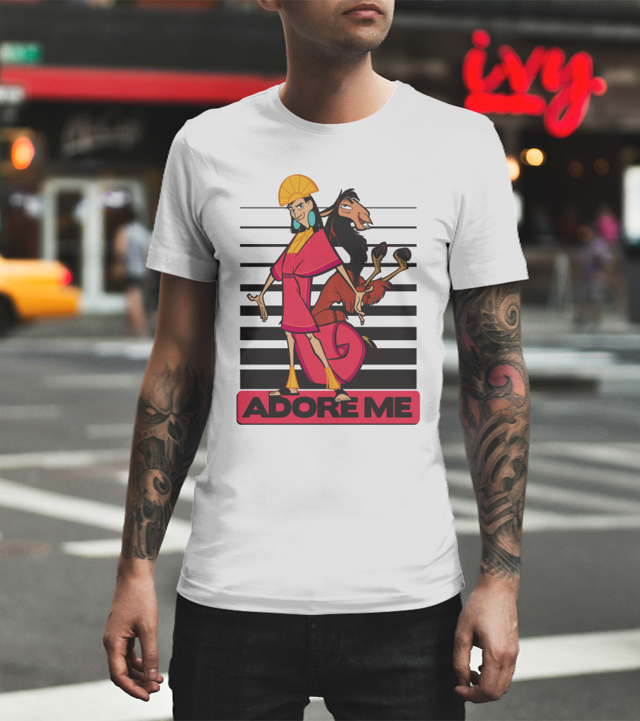 Disney Emperor's New Groove Kuzco Adore Me Stripes T-Shirt