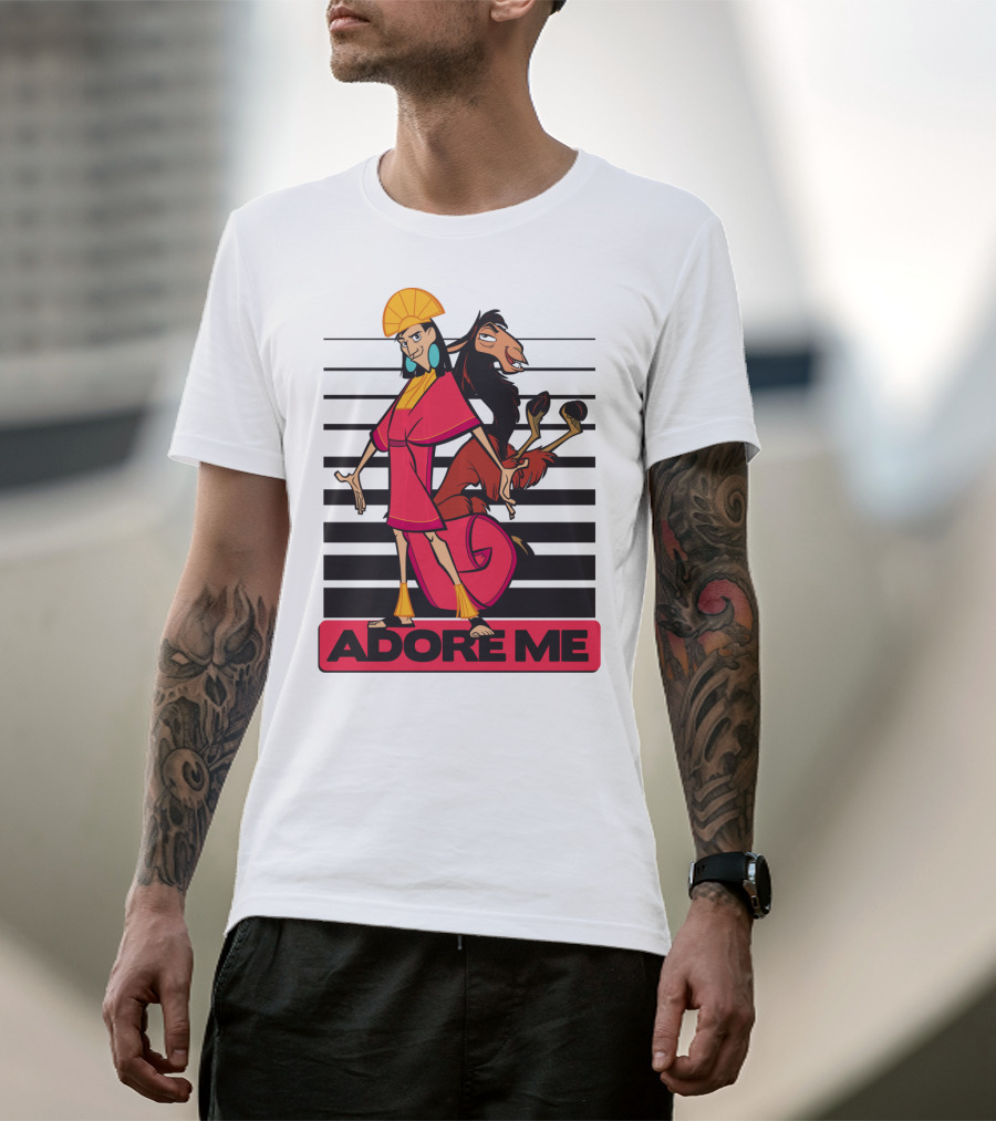Disney Emperor's New Groove Kuzco Adore Me Stripes T-Shirt