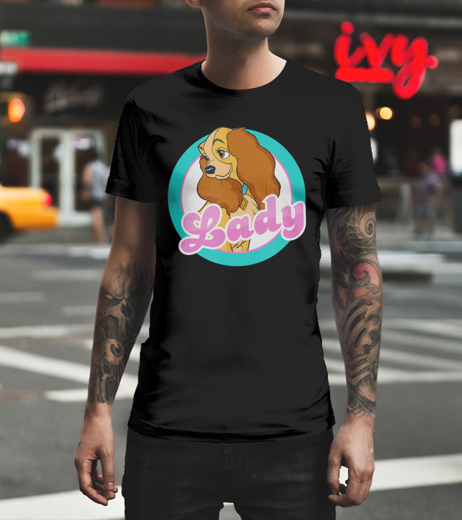 Lady And The Tramp Lady Face Disney T-Shirt