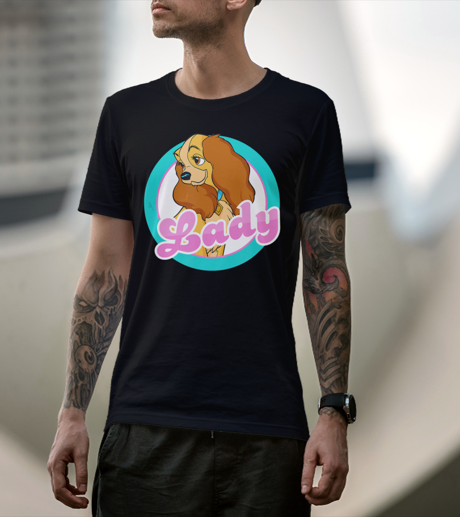 Lady And The Tramp Lady Face Disney T-Shirt