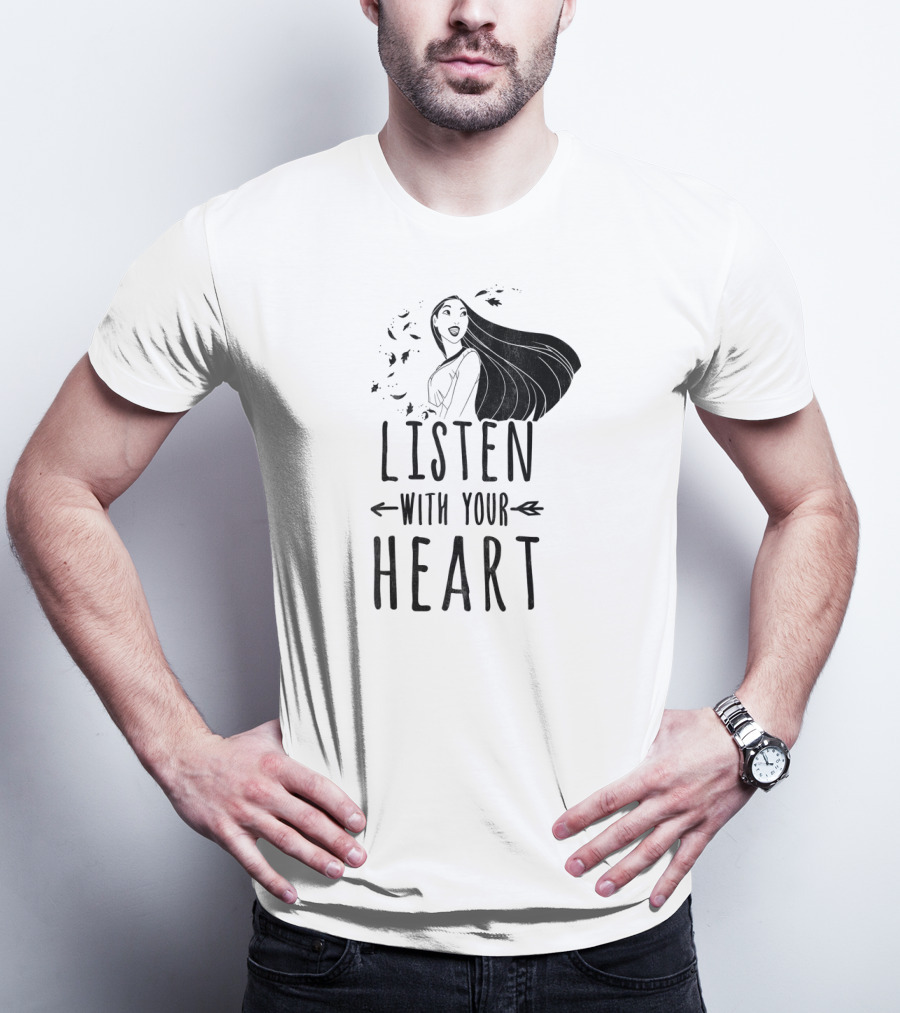 Disney Pocahontas Listen With Your Heart Arrow T-Shirt