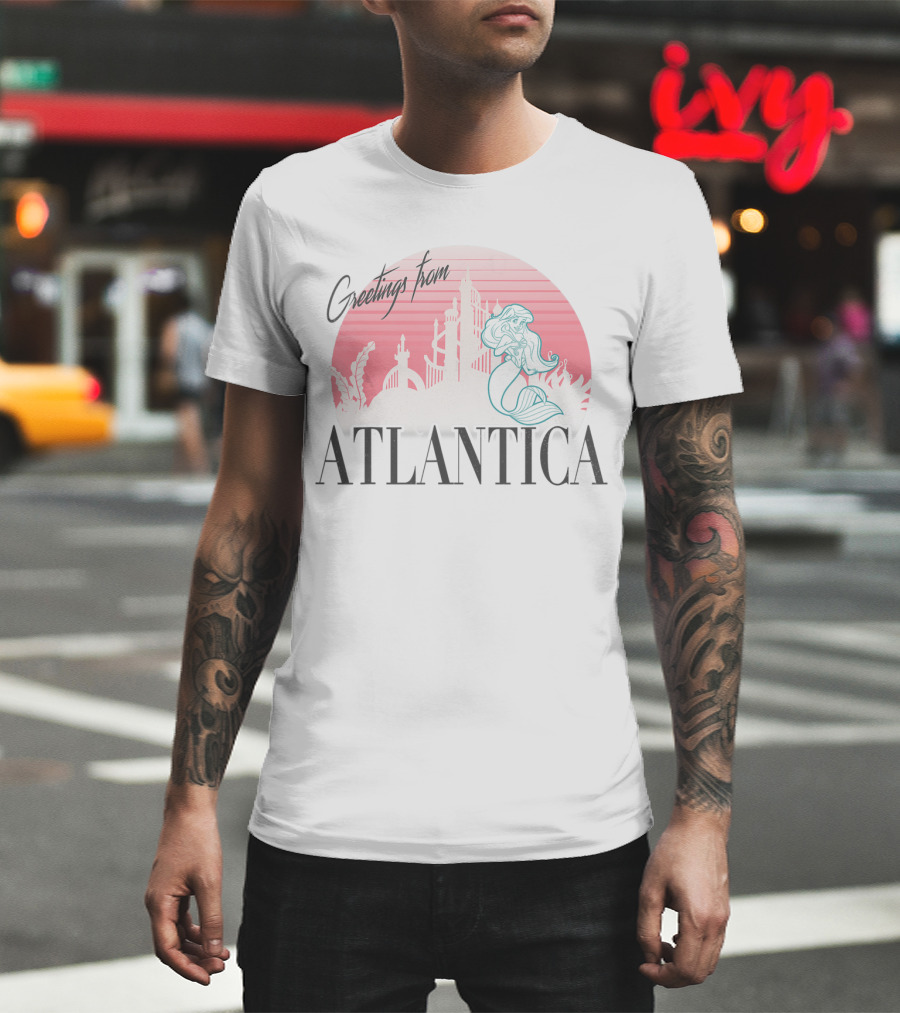 Greetings From Atlantica Disney The Little Mermaid Ariel T-Shirt