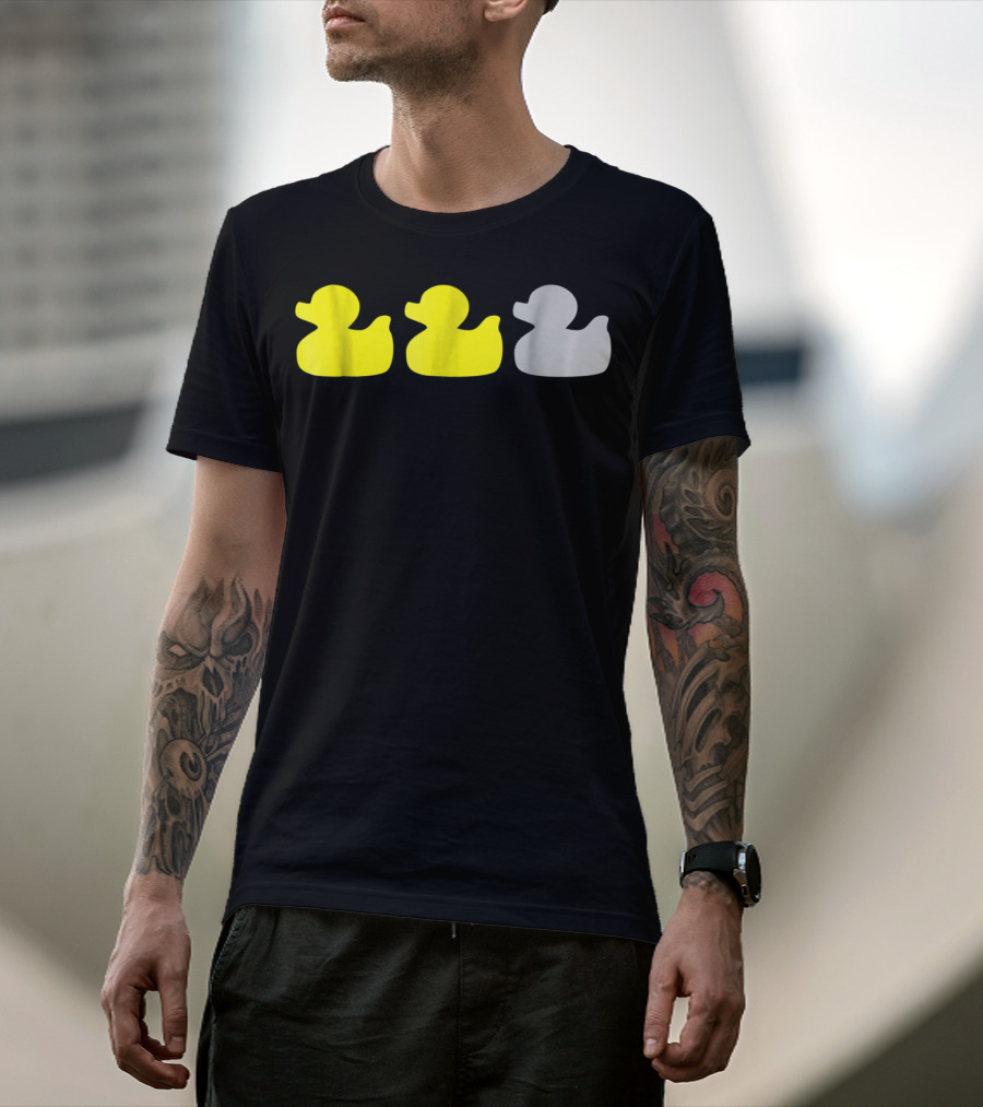 Duck Duck Gray Duck Humor Minnesota Yellow And Gray Ducks T-Shirt