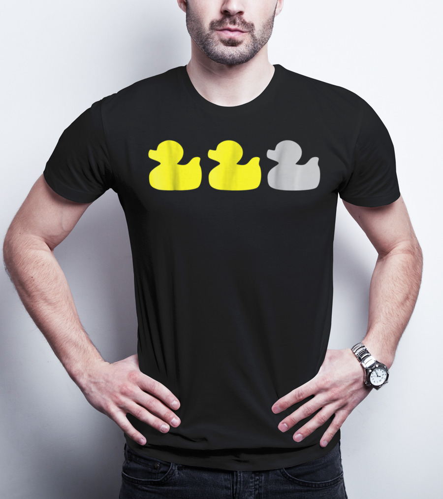 Duck Duck Gray Duck Humor Minnesota Yellow And Gray Ducks T-Shirt