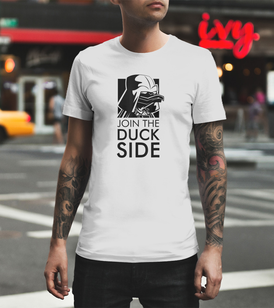 Join The Duck Side Ducky Ducks Duckling Fun Darth Vader T-Shirt