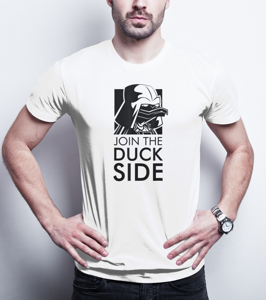 Join The Duck Side Ducky Ducks Duckling Fun Darth Vader T-Shirt