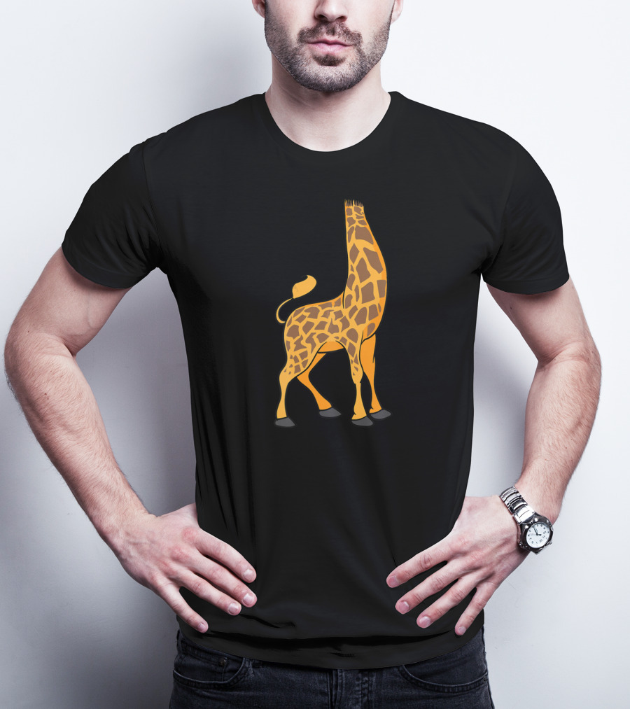 Headless Giraffe Halloween Costume Cool Animal Dress Up T-Shirt