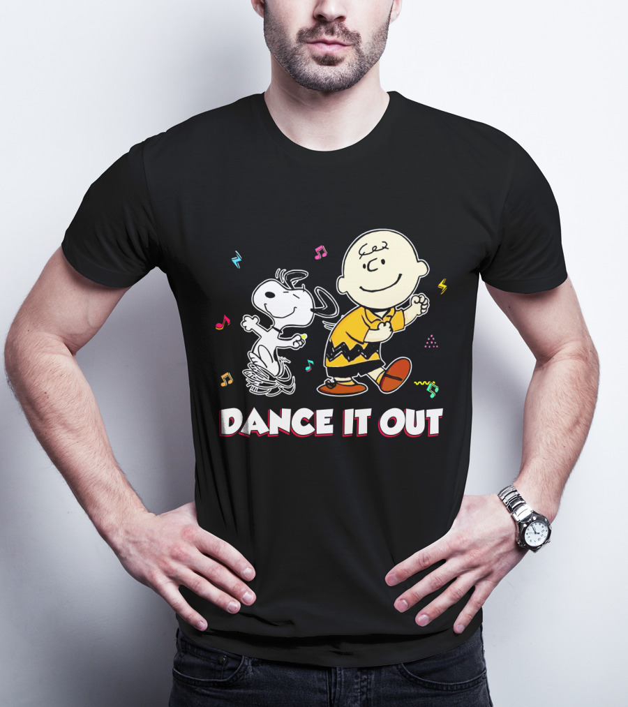 Dance It Out With Snoopy And Charlie Brown From The Peanuts Movie T-Shirt