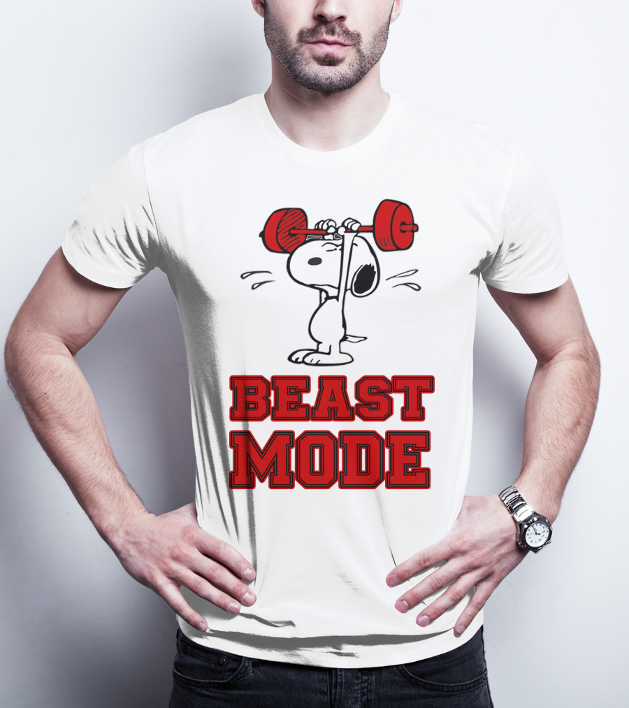 Snoopy Beast Mode The Peanuts Movie T-Shirt