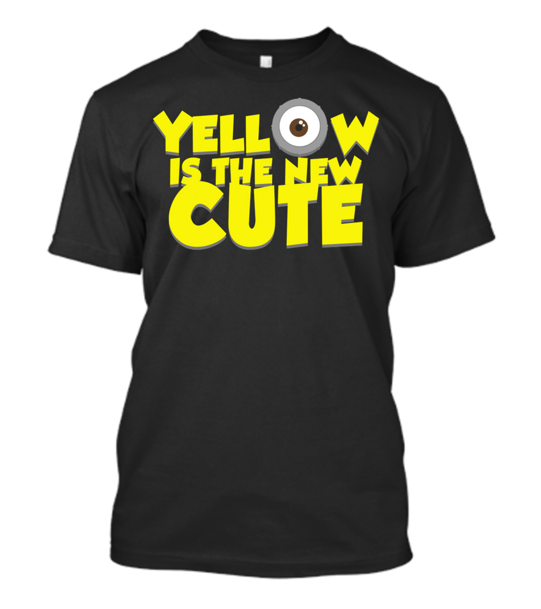 Yellow Is The New Cute Despicable Me Minions Eye T-Shirt