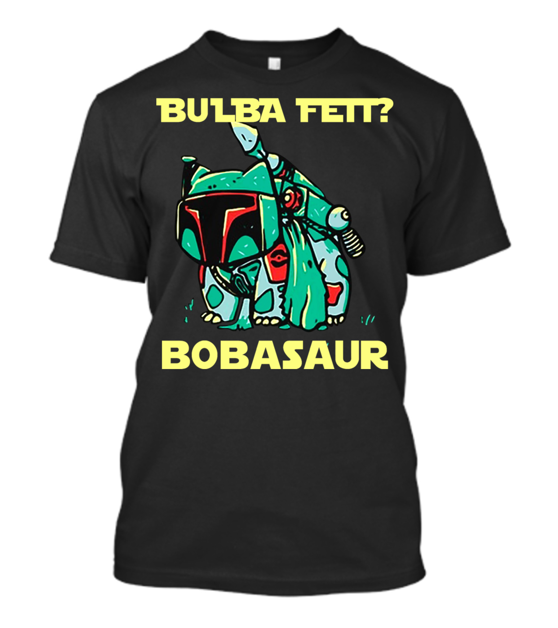 Bulba Fett Bobasaur Star Wars Crossover T-Shirt