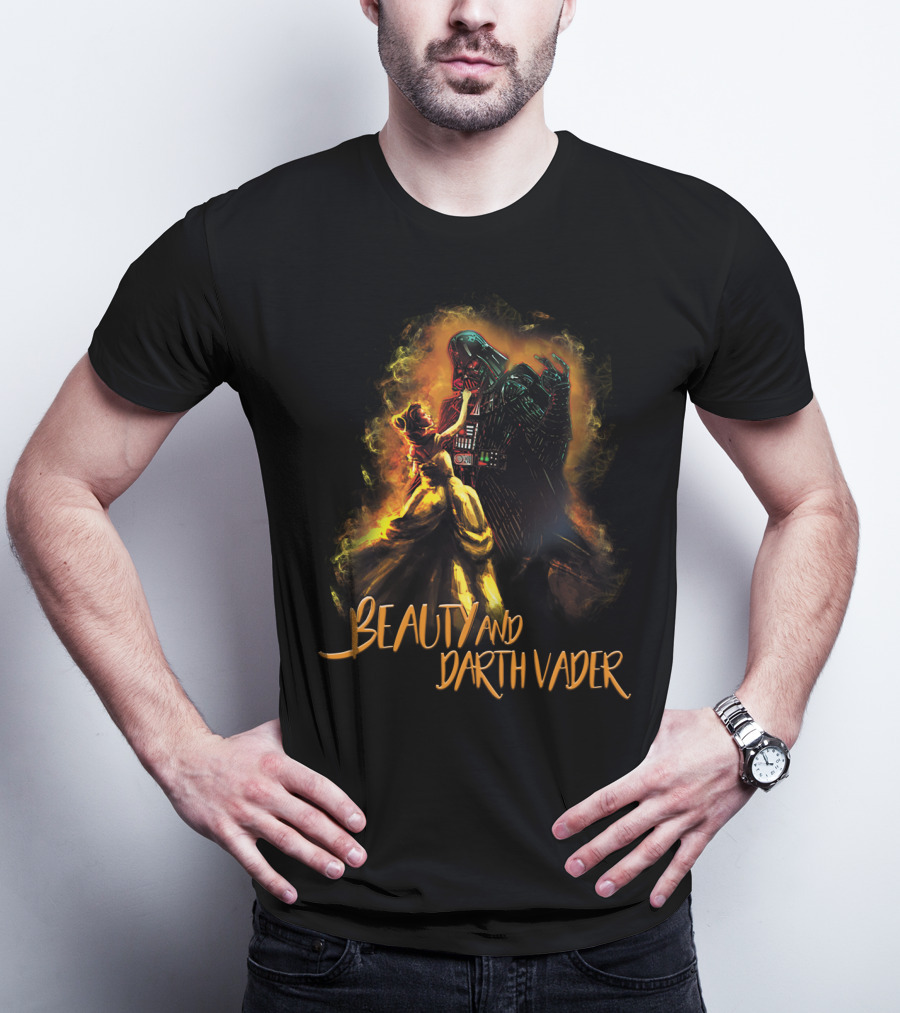 Beauty And The Darth Vader Star Wars Romance Fusion T-Shirt
