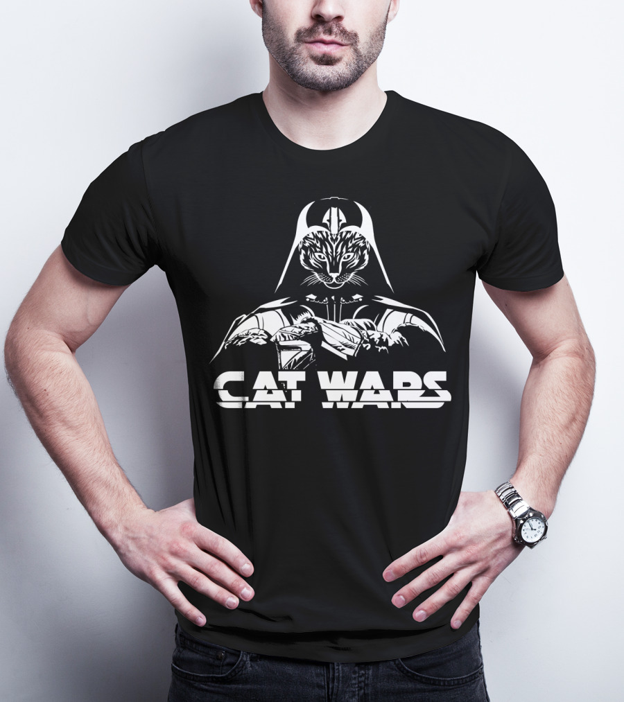 Cat Wars Darth Vader Star Wars T-Shirt