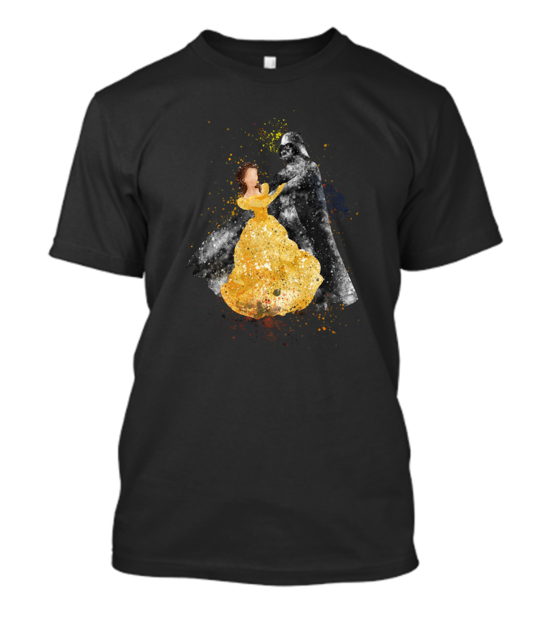 Dancing With Beauty And Darth Vader Star Wars Crossover T-Shirt