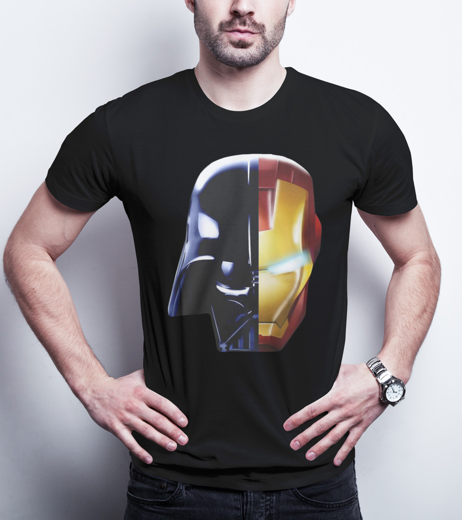 Iron Darth Man Vader Star Wars Marvel Mashup T-Shirt