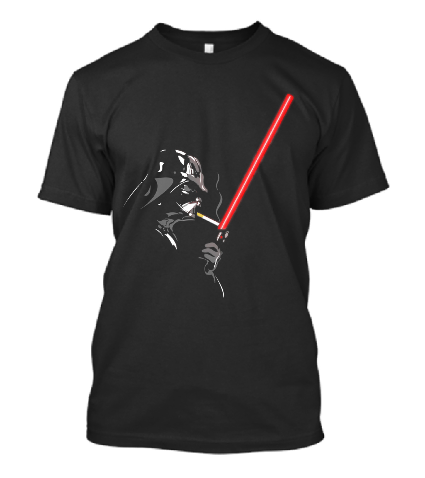 Light Up Smoke Lightsaber Darth Vader Star Wars T-Shirt